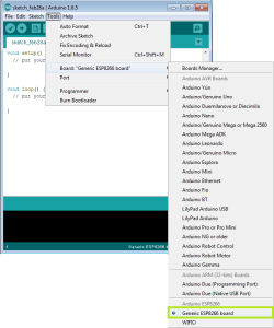 ESP8266: uploading code from Arduino IDE – techtutorialsx