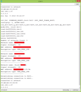 ESP32 Arduino: Getting started with WiFi – techtutorialsx