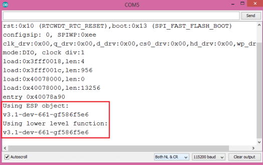 Esp32 Arduino Getting The Sdk Version Techtutorialsx