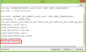 ESP32 Arduino SPIFFS: Writing a file – techtutorialsx