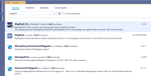 C#: MessagePack Serialization – techtutorialsx